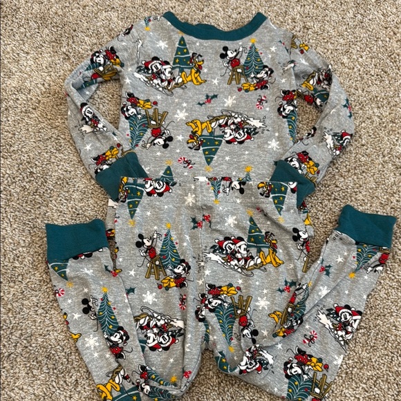 Disney | Pajamas | Disney Mickey Mouse Gray Kids Pajamas | Poshmark